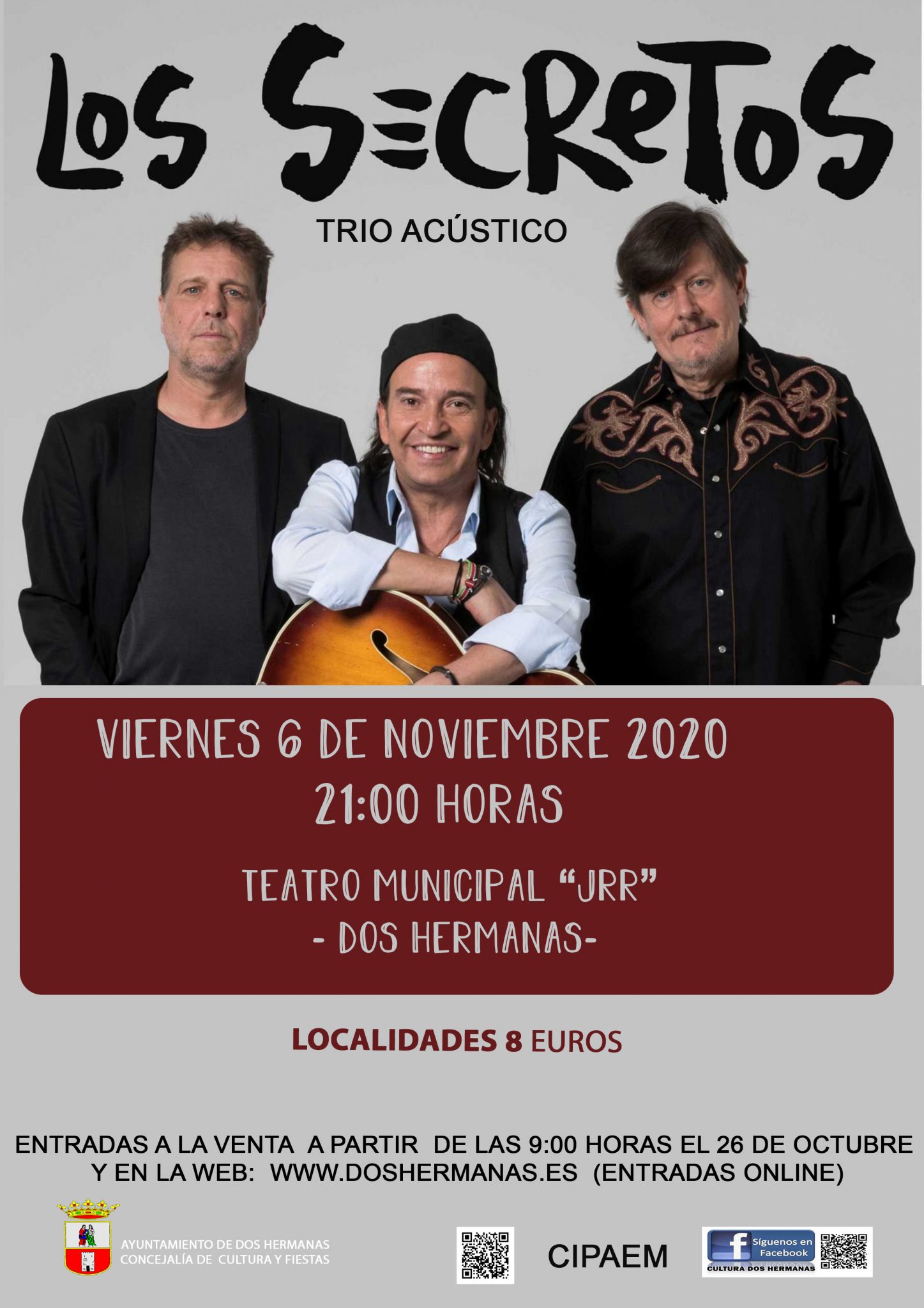 Concierto acústico del grupo "Los secretos" - doshermanas.com