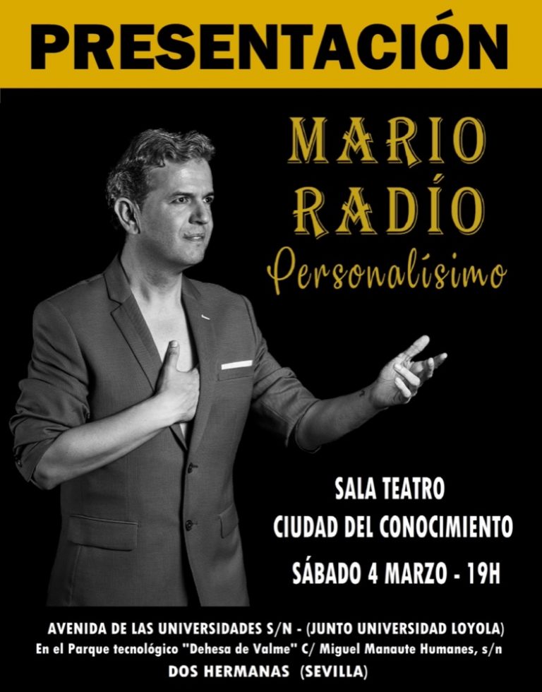 Mario Radío: Presentación "Personalísimo" - doshermanas.com